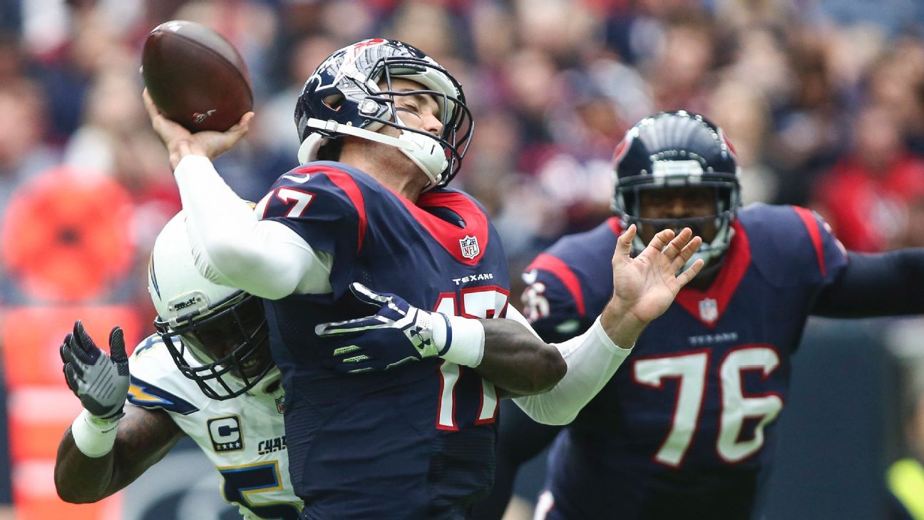 Houston Texans offense shows no life against San Diego Chargers - ESPN ...