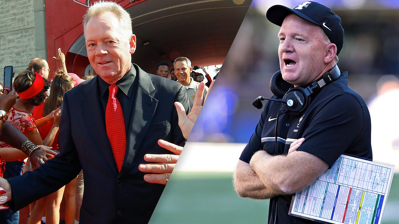 Bobby and Paul Petrino at opposite ends of college football spectrum - ESPN