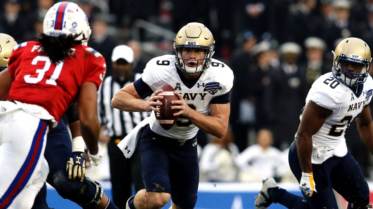 Navy QB Zach Abey returns from concussion, expected to play - ESPN