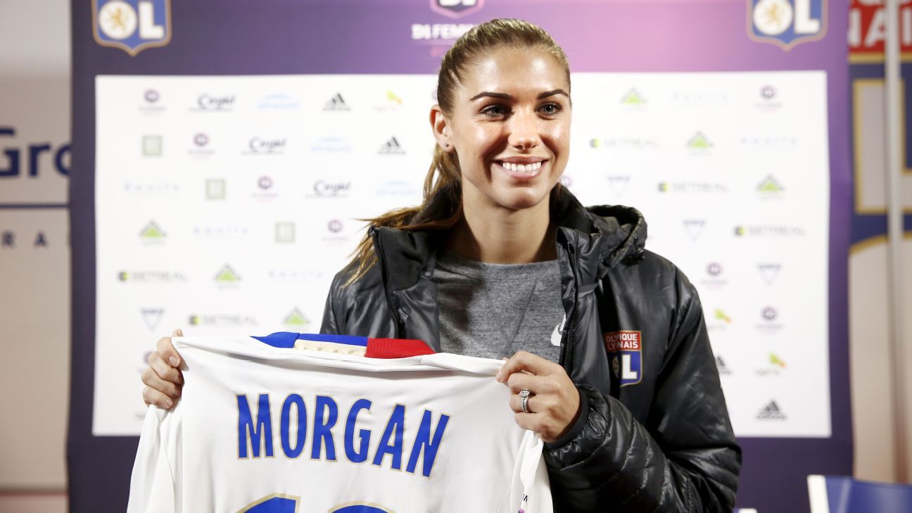 Alex Morgan fulfills European ambition by joining Lyon - ESPN