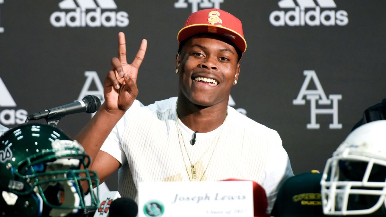 Joseph Lewis of USC Trojans arrested on felony domestic violence charge ...