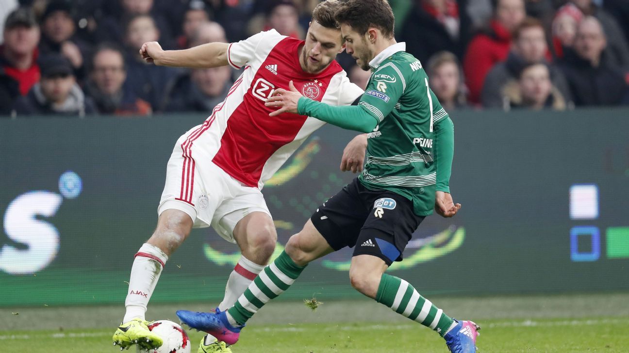 Ajax defender Joel Veltman tricks Sparta Rotterdam defence - ESPN