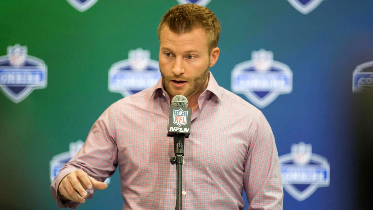 Los Angeles Rams coach Sean McVay, 31, is already savvy with the media ...