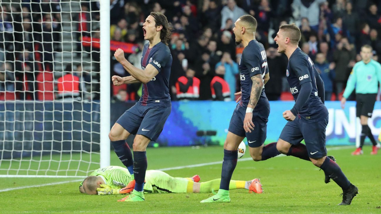 PSG and Nice win to go level on points atop Ligue 1 with Monaco - ESPN