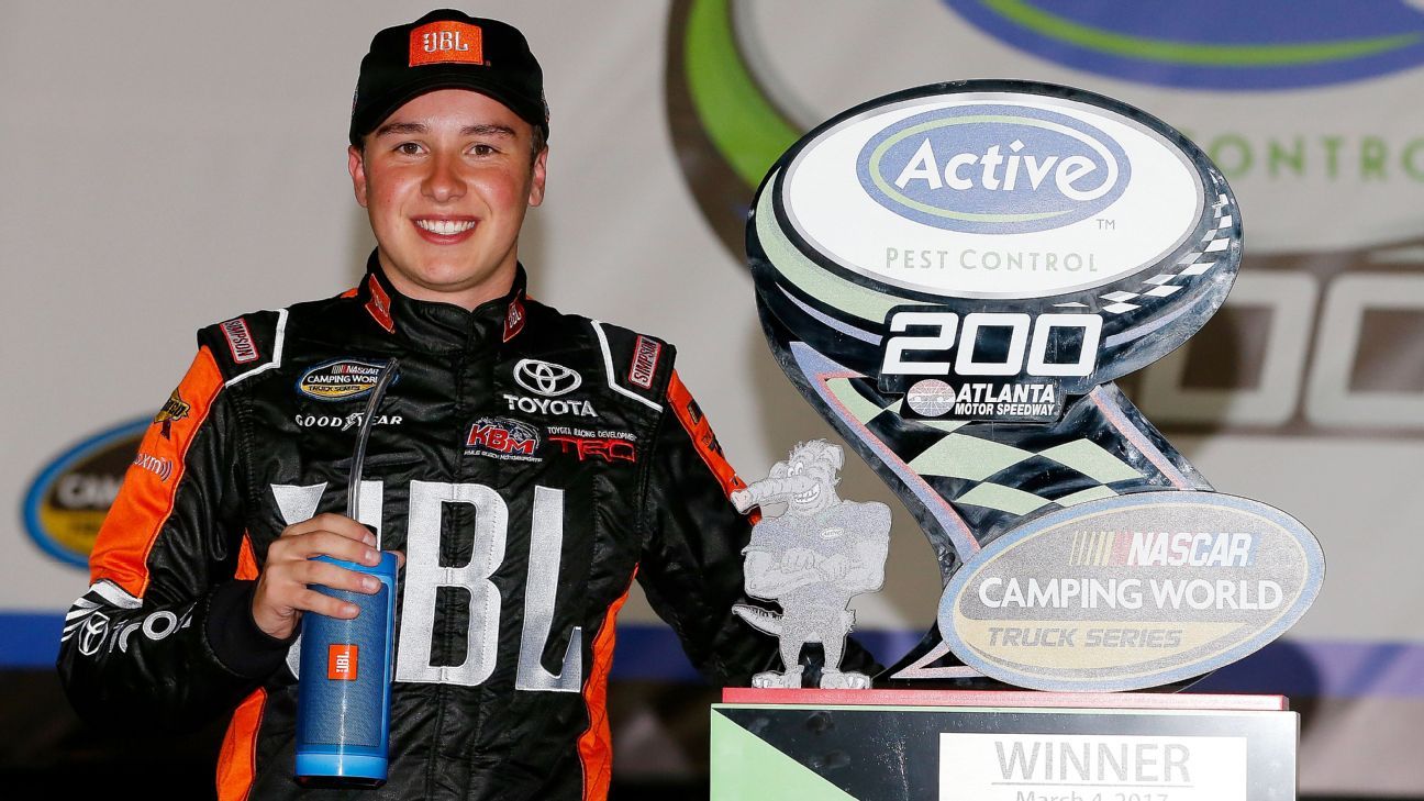 Christopher Bell wins NASCAR Camping World Truck Series race at Atlanta ...