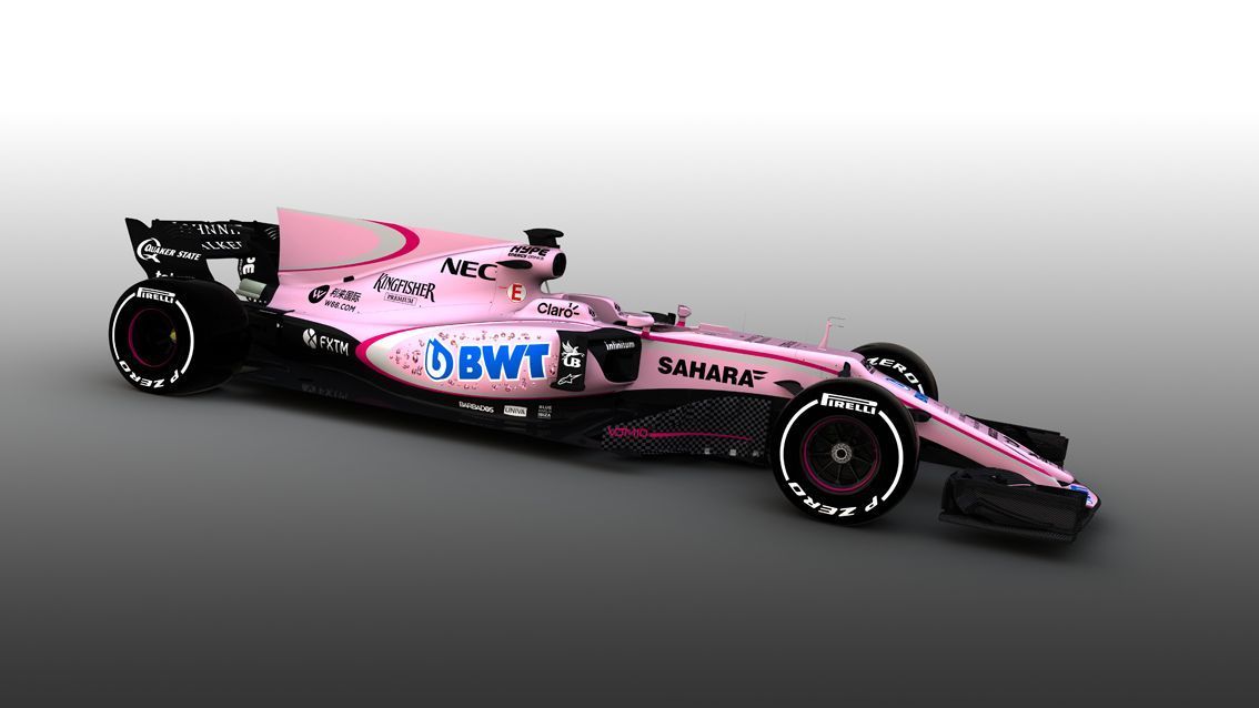 Force India livery goes pink with arrival of new sponsor - ESPN