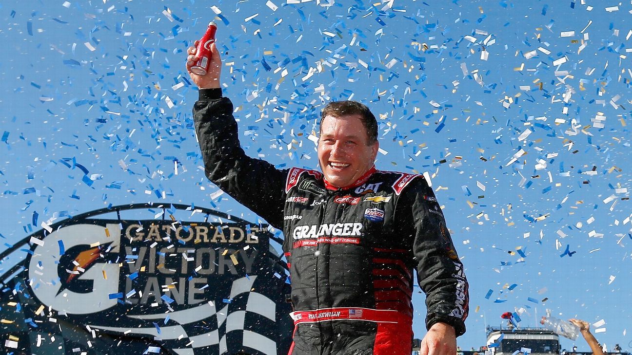 Ryan Newman gets first victory since 2013 after skipping late pit stop ...