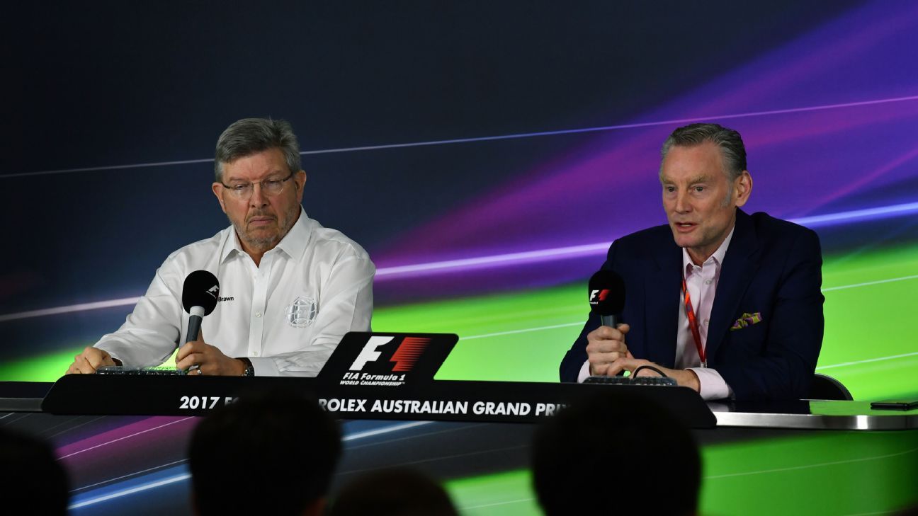 Ross Brawn and Sean Bratches meet the press - ESPN