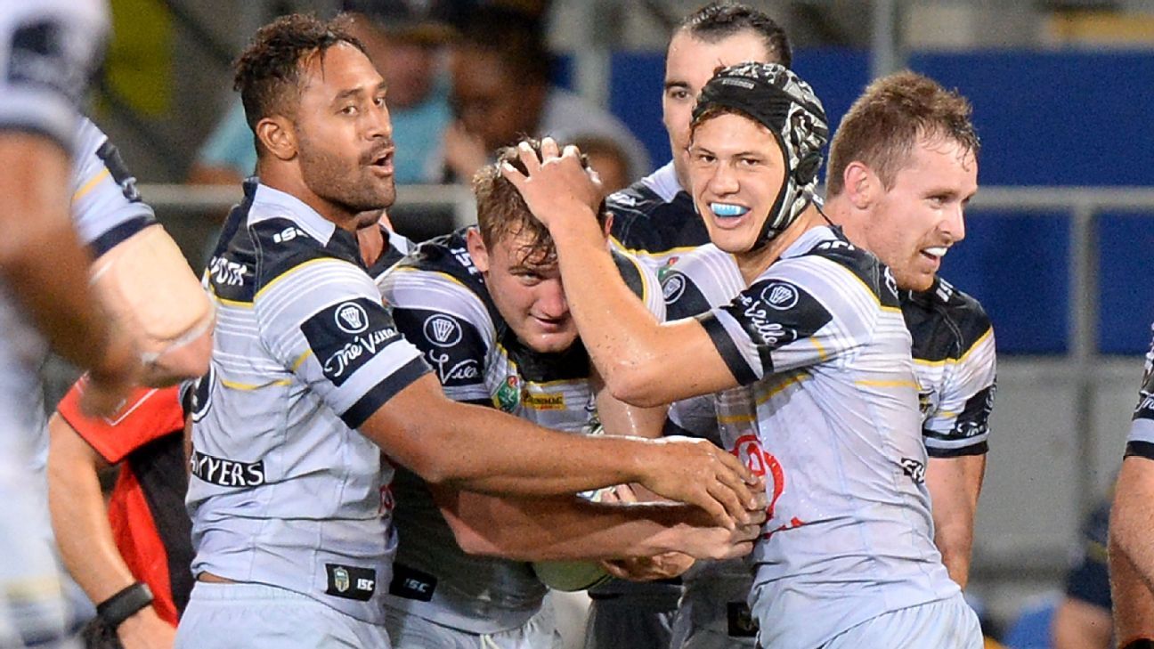 Youthful North Queensland Cowboys score NRL win over Gold Coast Titans ...