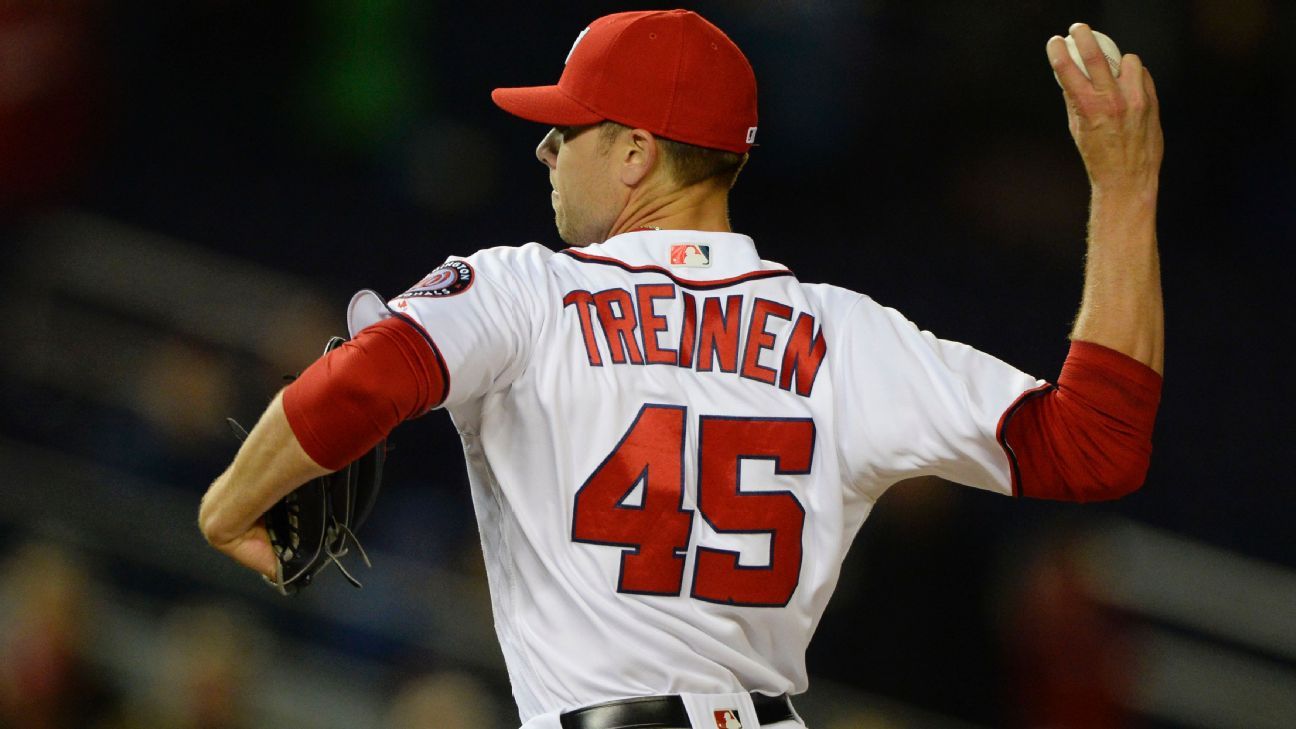 Dusty Baker removes Blake Treinen from National' closer role - ESPN