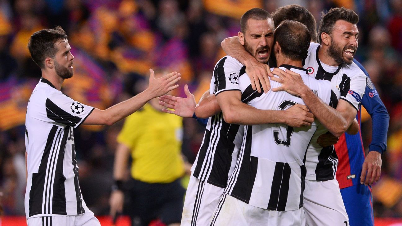 Juventus never afraid of Barcelona comeback as defence stands firm - ESPN