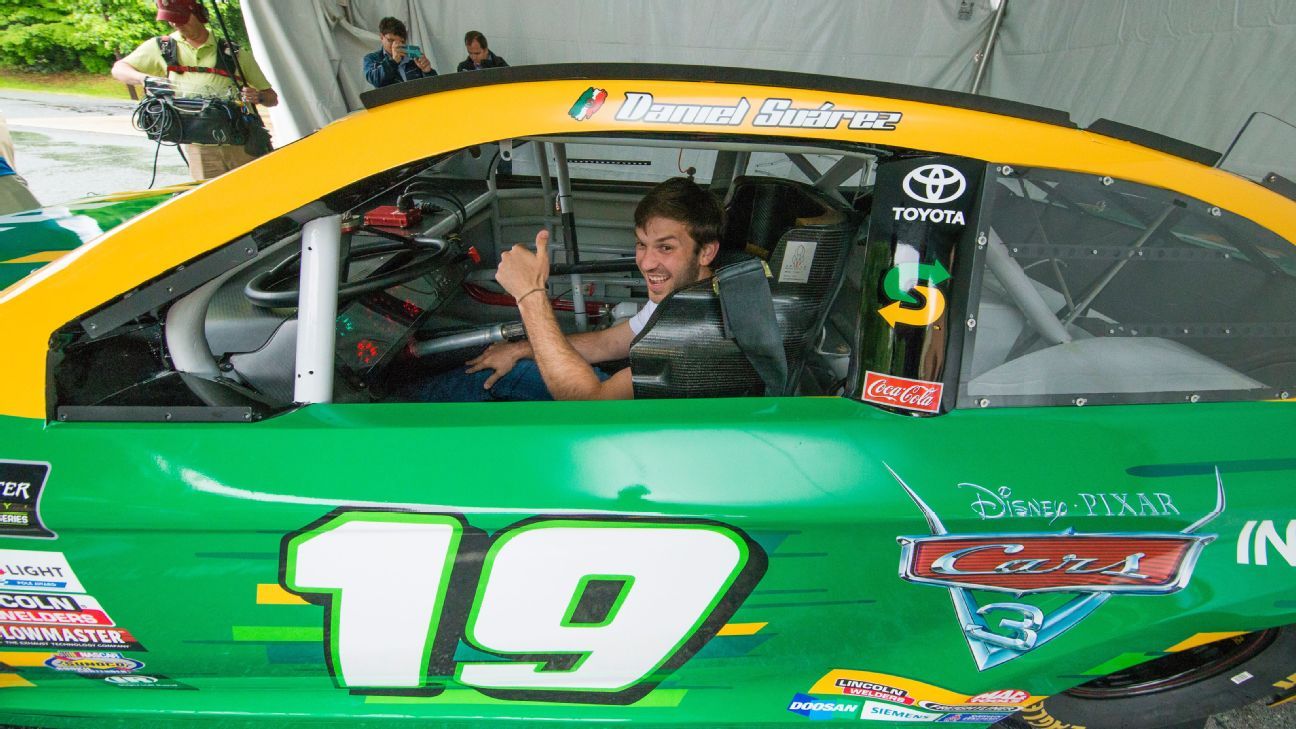 NASCAR Cup Series rookie Daniel Suarez is animated to be in 'Cars 3 ...