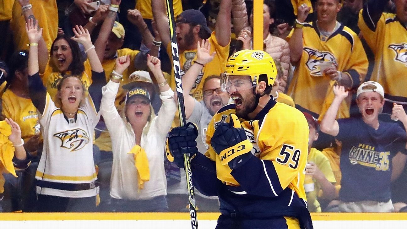 Predators' home crowd fires them up for big Game 3 win - ESPN