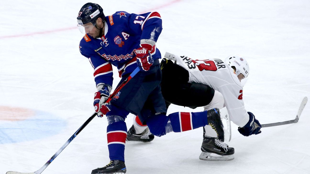 Ilya Kovalchuk Olympics Was Factor In Khl Return Espn