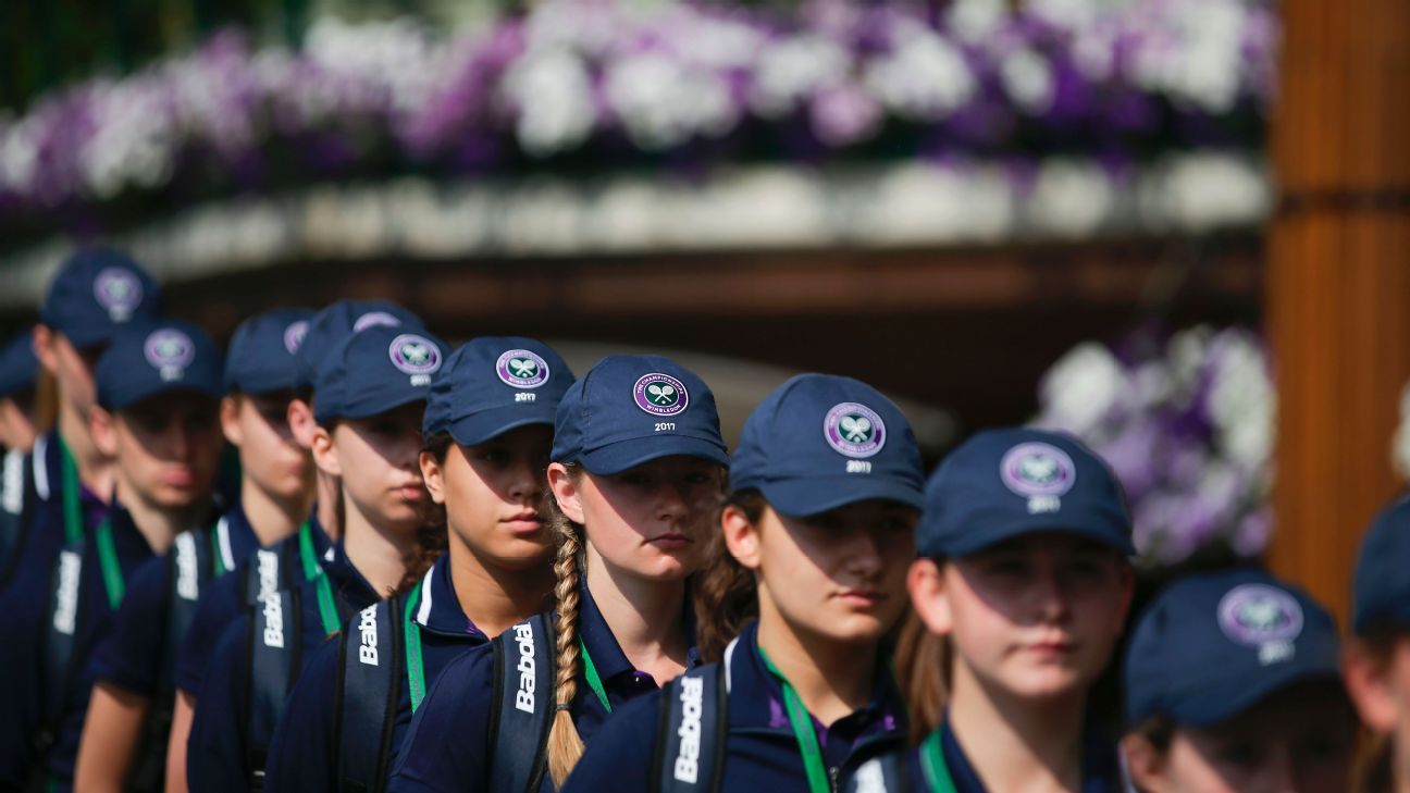 Inside the world of Wimbledon ball boys and girls - ESPN