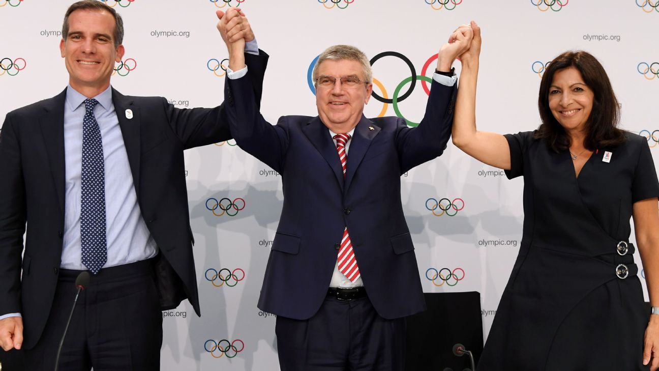 How Los Angeles, Paris are rewriting the Olympic bidding process - ESPN