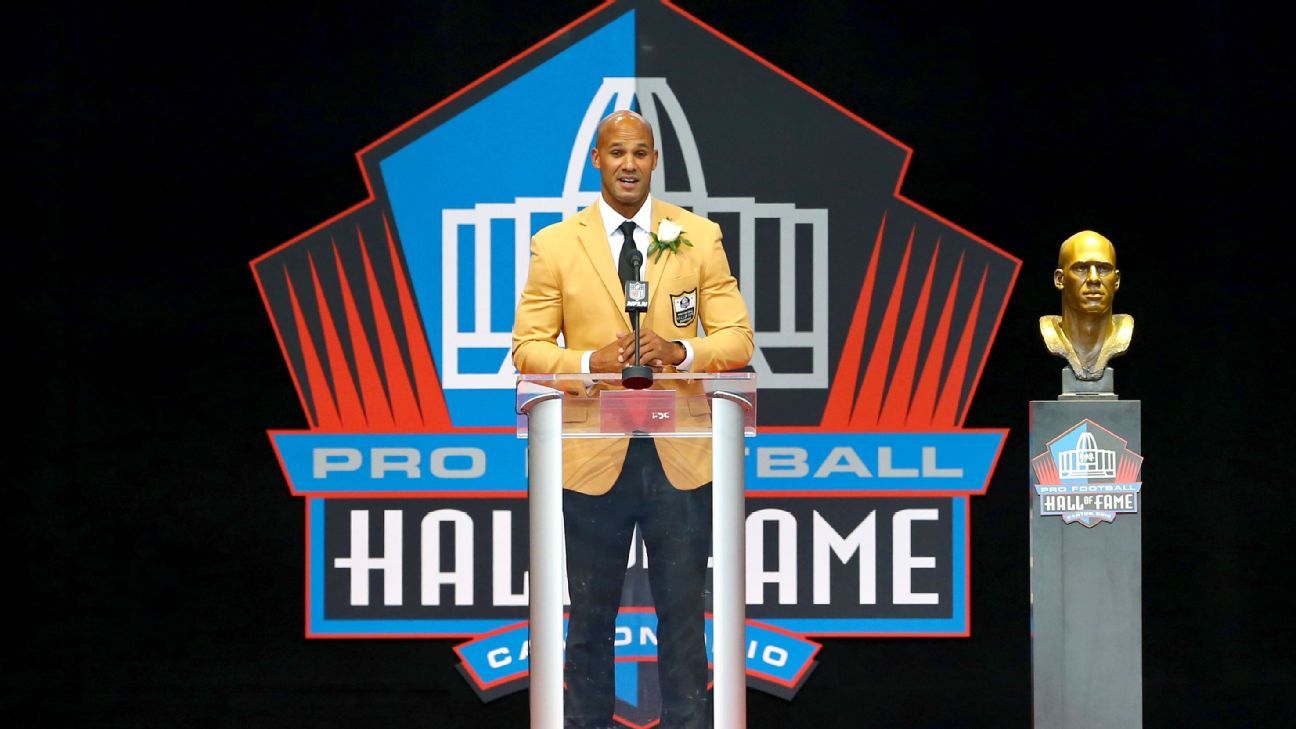 Jason Taylor honors mother, agent in Hall of Fame induction speech ...