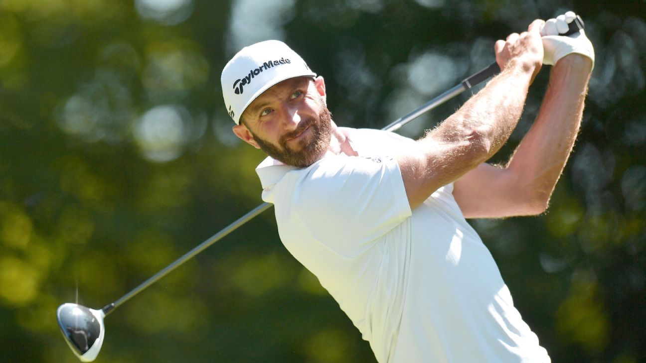 Dustin Johnson shoots 63 to take 1-shot lead over Brooks Koepka - ESPN