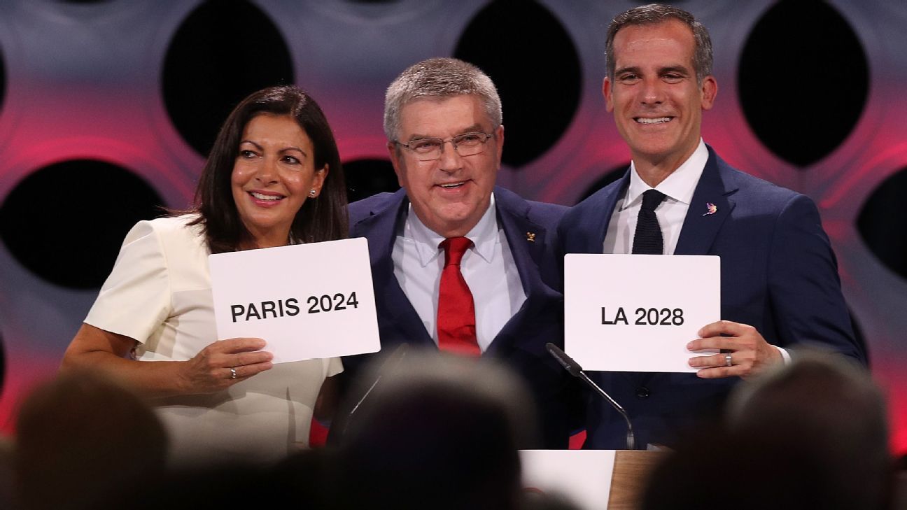 Olympics - Paris 2024 and Los Angeles 2028 officially awarded Summer ...