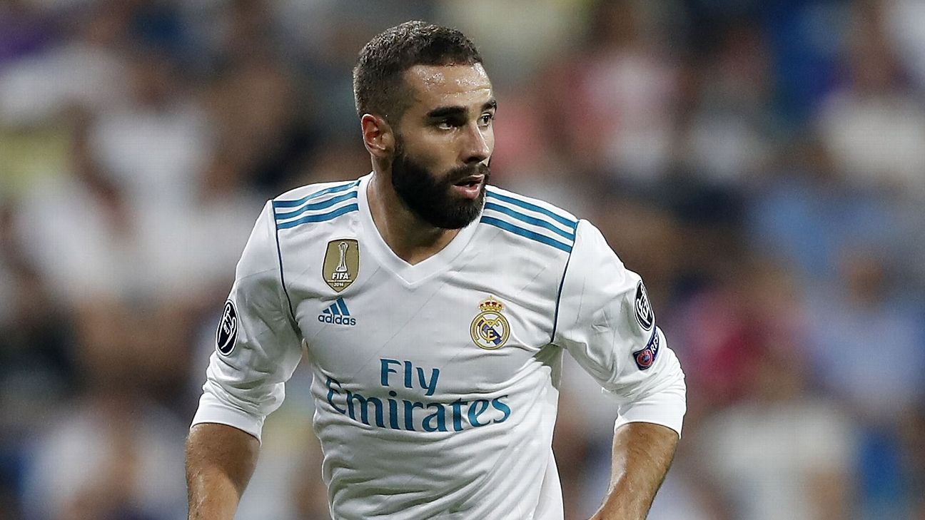 Real Madrid defender Dani Carvajal ruled out with heart problem - ESPN