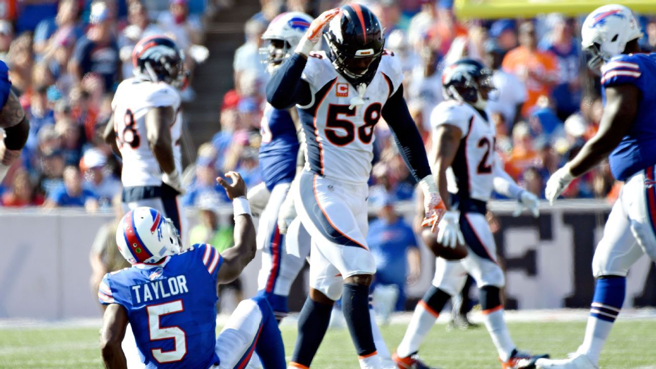 Von Miller's late penalty allowed the Buffalo Bills to extend their ...