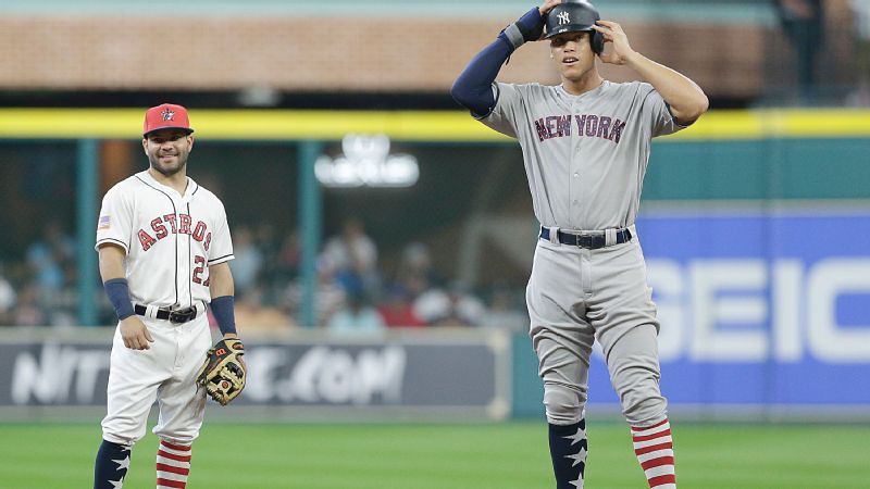 José Altuve y Aaron Judge son premiados con Bate de Plata - ESPN