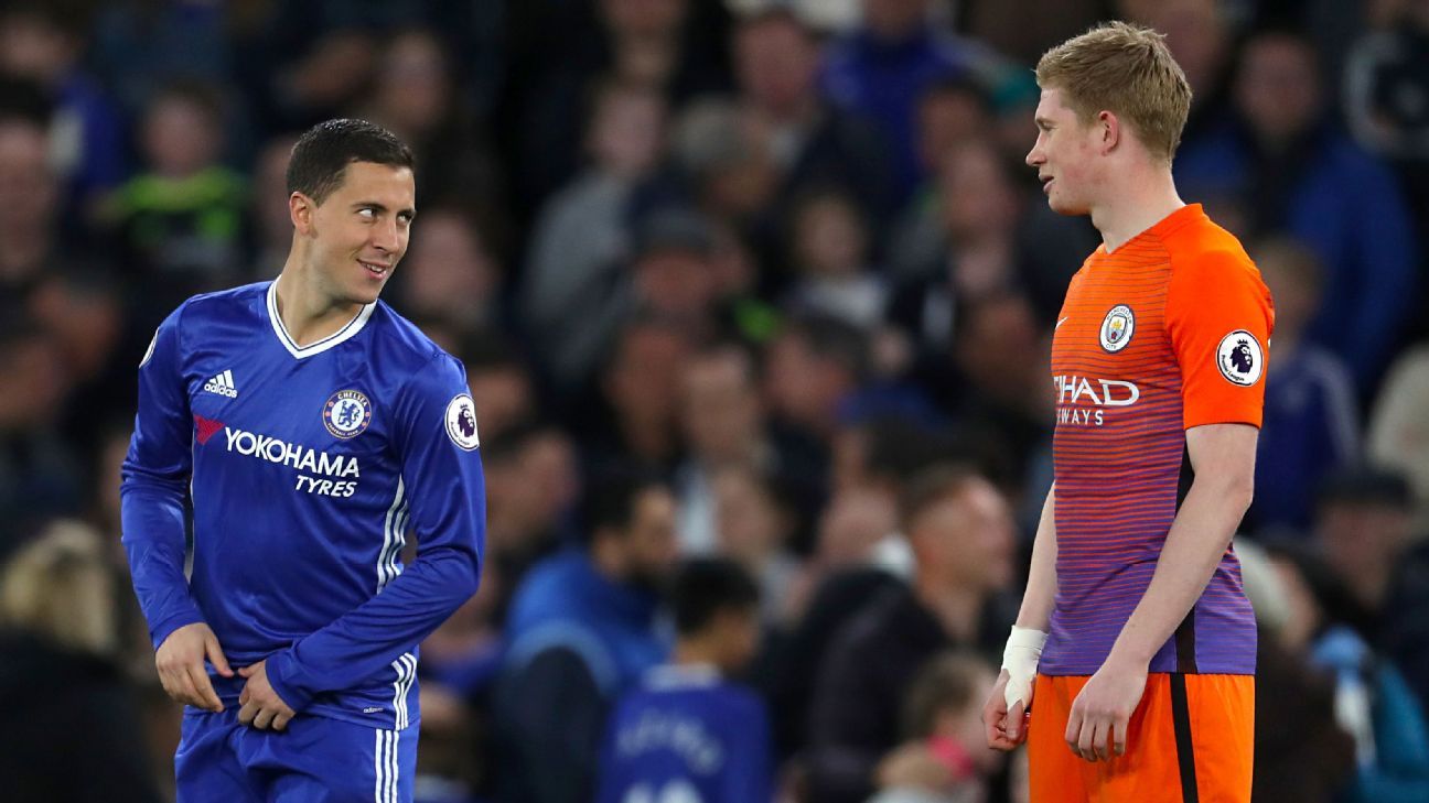 Eden Hazard - I voted Kevin De Bruyne to be POTY - Kane, Salah two ...