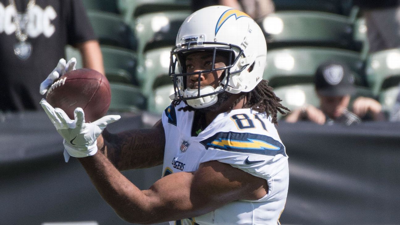 Los Angeles Chargers WR Mike Williams questionable vs. Washington ...