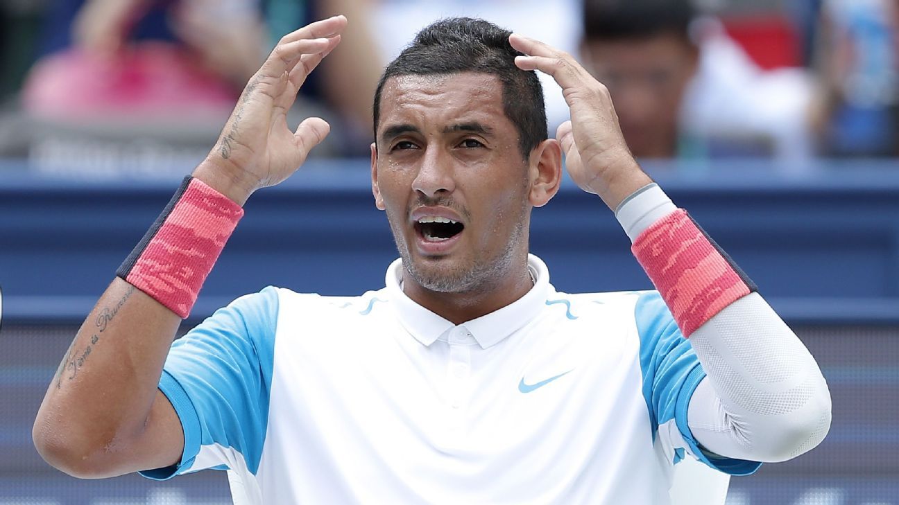 Aussie Nick Kyrgios in French Open fitness battle - ESPN