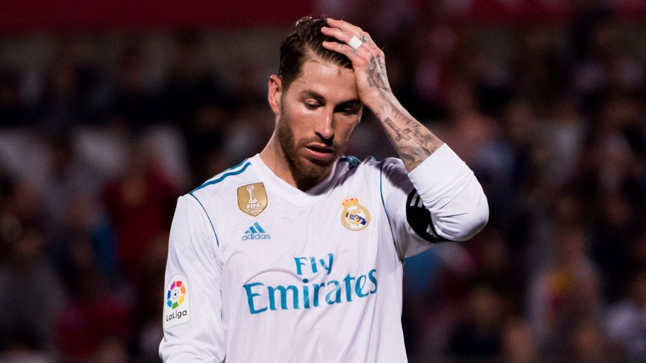 Real Madrid lose captain Sergio Ramos to muscular injury - ESPN
