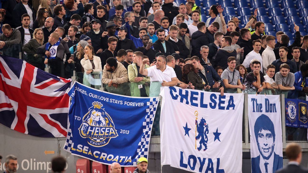 Two arrested after Chelsea fans attacked in Rome ahead of UCL match - ESPN
