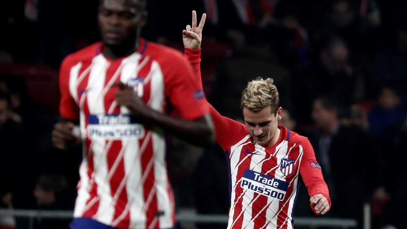 Antoine Griezmann happy to end Atletico goal drought in Roma win - ESPN