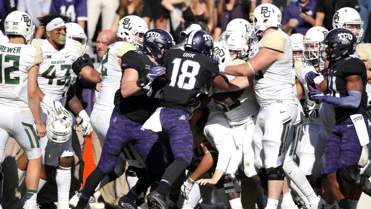 Commissioner Bob Bowlsby says Big 12 will review TCU-Baylor fight - ESPN