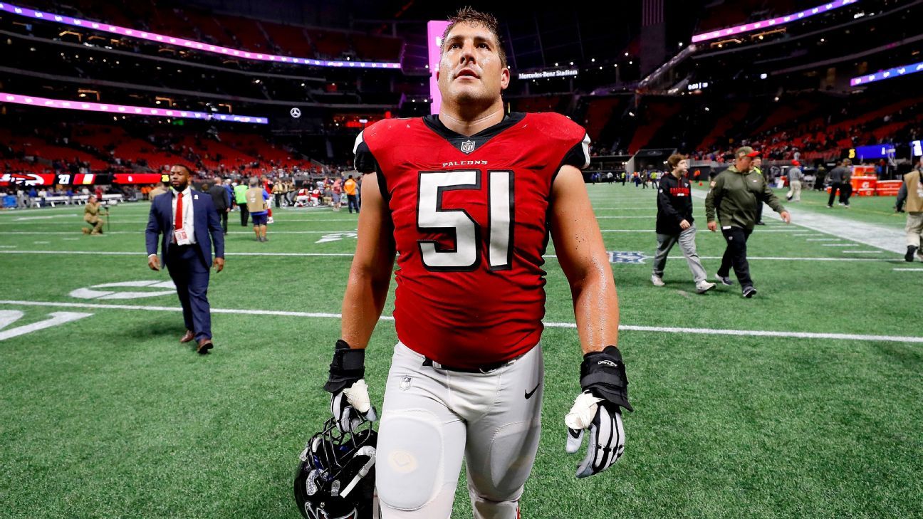Atlanta Falcons' challenge grows if Alex Mack sits out Sunday - ESPN ...