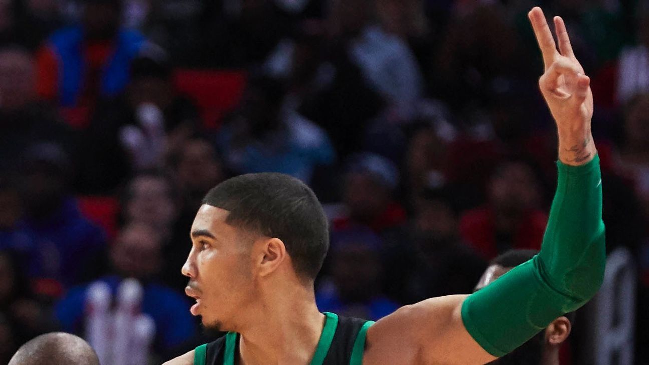 NBA -- Jayson Tatum's surprisingly hot shooting continues - ESPN
