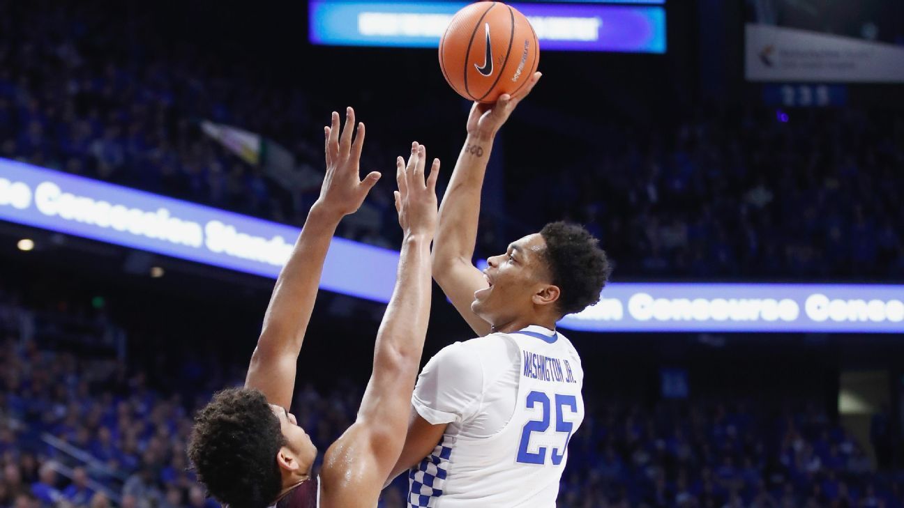 Kentucky's PJ Washington to enter draft but not hire an agent - ESPN