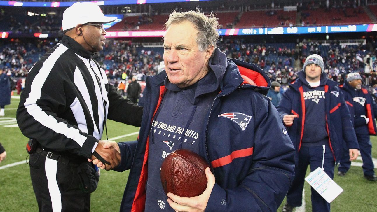 Bill Belichick reescribe el libro de récords para coaches en playoffs ...