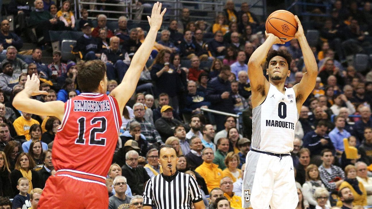 Marquette Golden Eagles scoring machine Markus Howard got an early ...