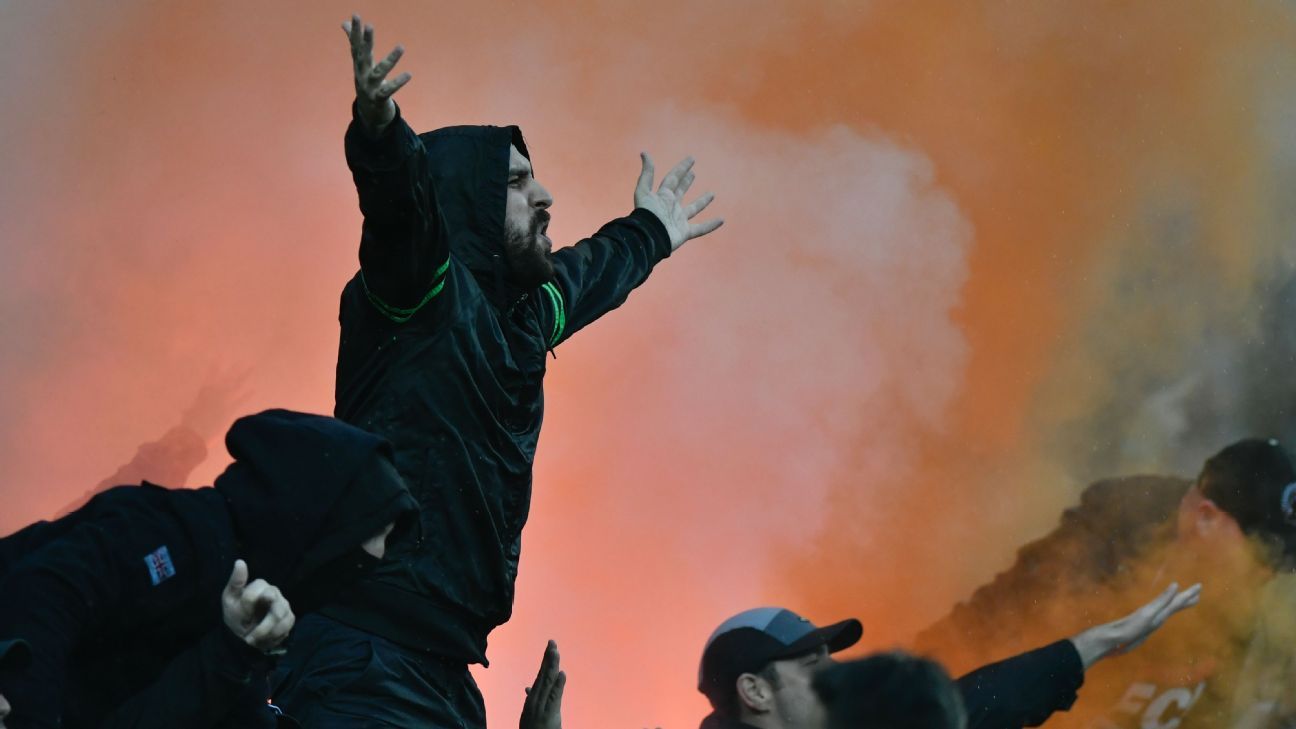 A-League explores providing flares smoke machines to fan groups - ESPN