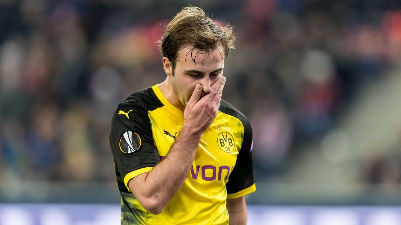 Borussia Dortmund's Mario Gotze benched; Germany World Cup hopes in ...