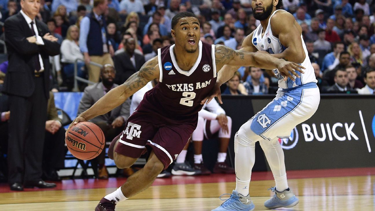 Texas A&M guard TJ Starks to hospital for shoulder - ESPN