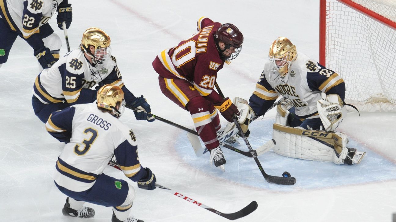 2018 NCAA men's hockey tournament schedule and results - ESPN