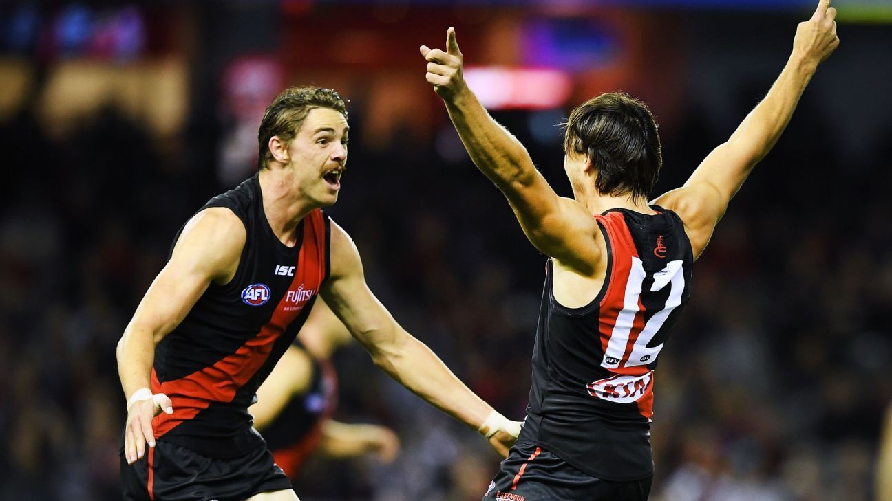 AFL Round 4 Bombers hand Port Adelaide first loss of season - ESPN