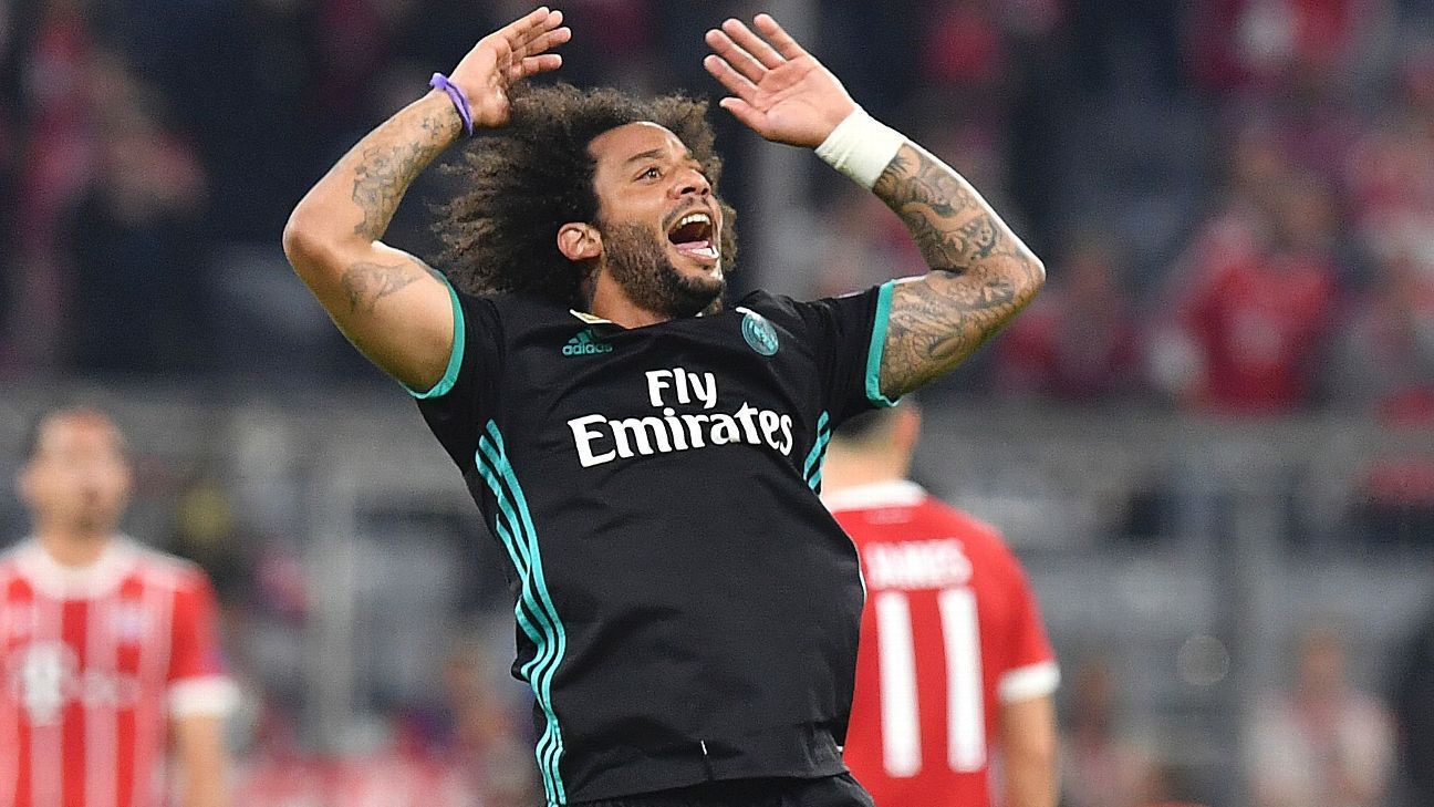 Real Madrid's Marcelo wows crowd with sublime first touch vs. Bayern ...