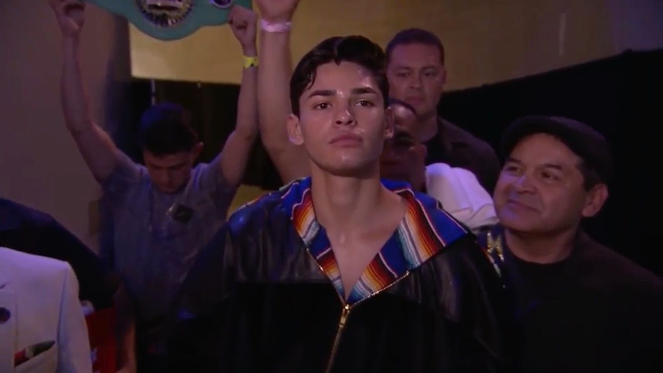 Ryan García se impuso a la experiencia de Jayson Vélez - ESPN