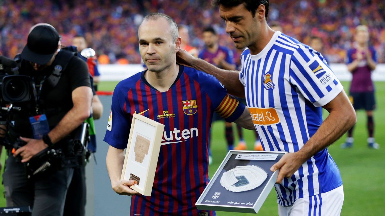 Ex-Barcelona legend Andres Iniesta hints that he's joining Japan's ...