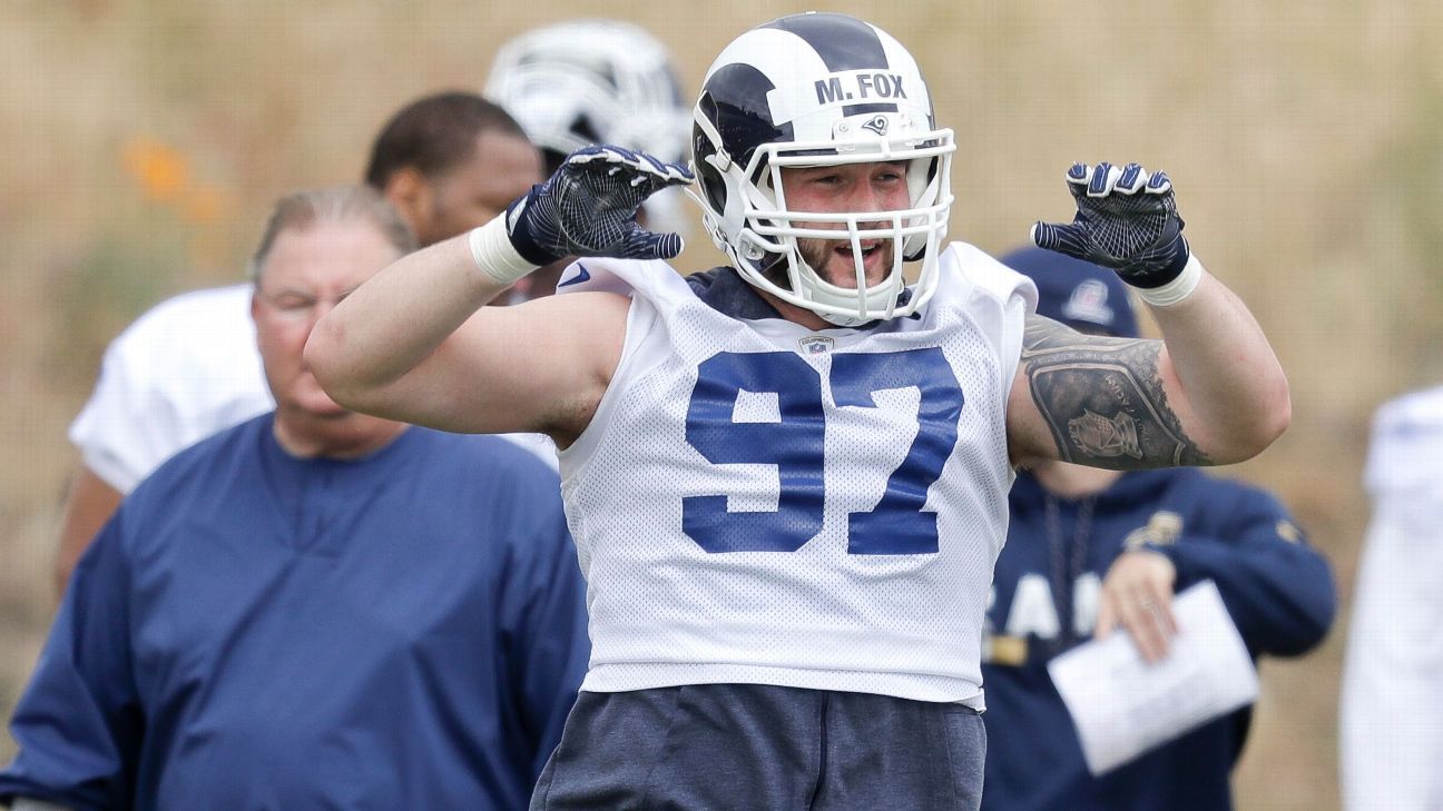 Los Angeles Rams perdieron por toda la temporada al ala defensiva ...