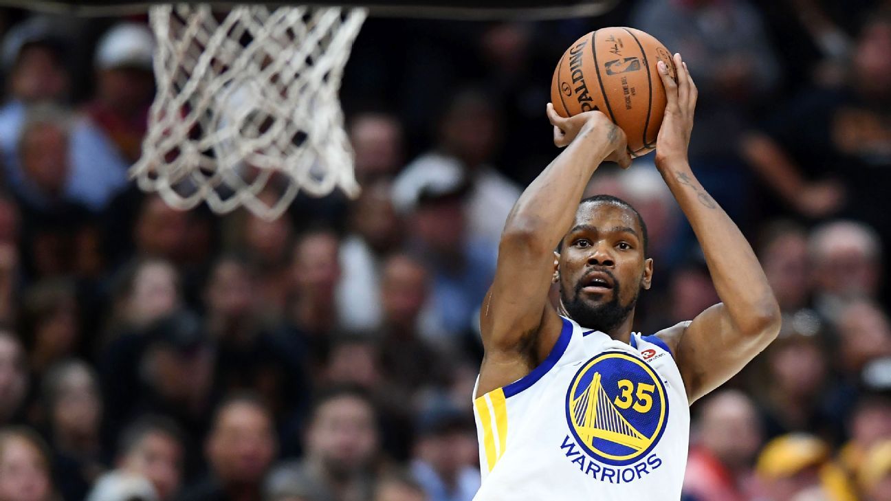 Durant pours in 43 to get Golden State one win from back-to-back titles ...