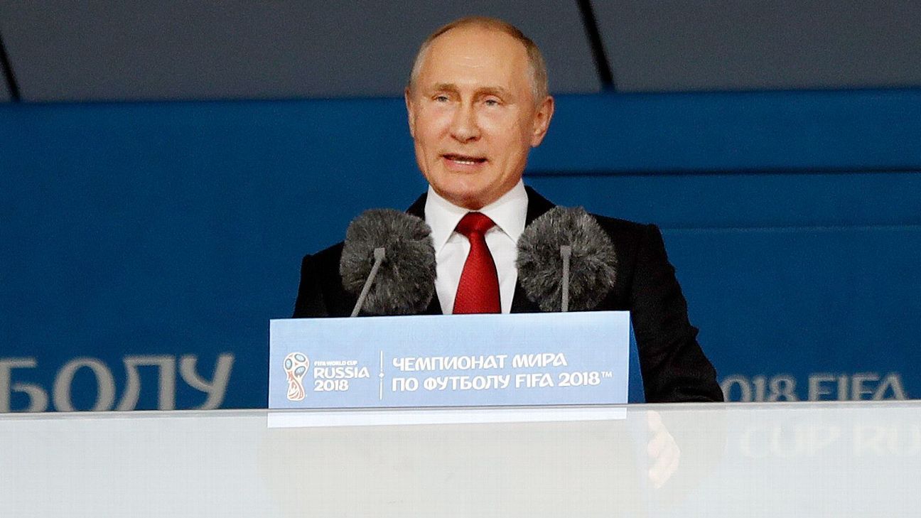 Vladimir Putin says football unites planet as World Cup begins in ...