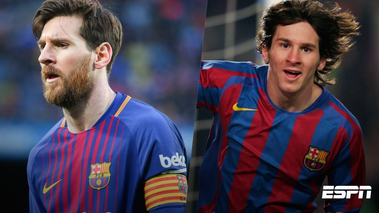 Messi: El niño de 16 años bajo la mirada de cinco excompañeros - ESPN